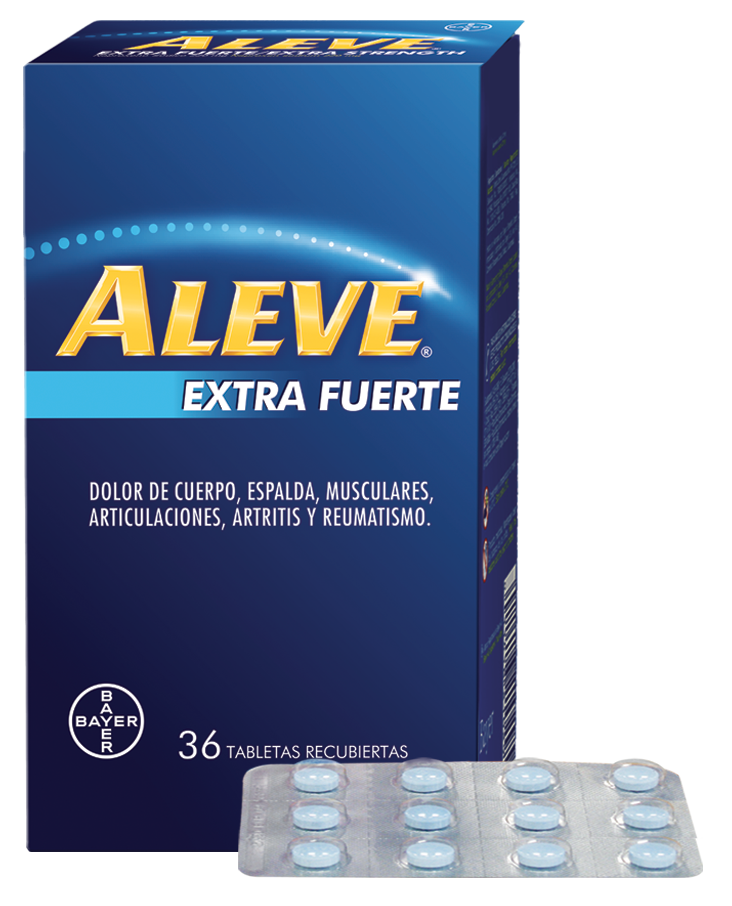 ALEVE | EXTRA FUERTE | 220MG | CAJA DE 36 UNIDADES en Panamá - Mercologo