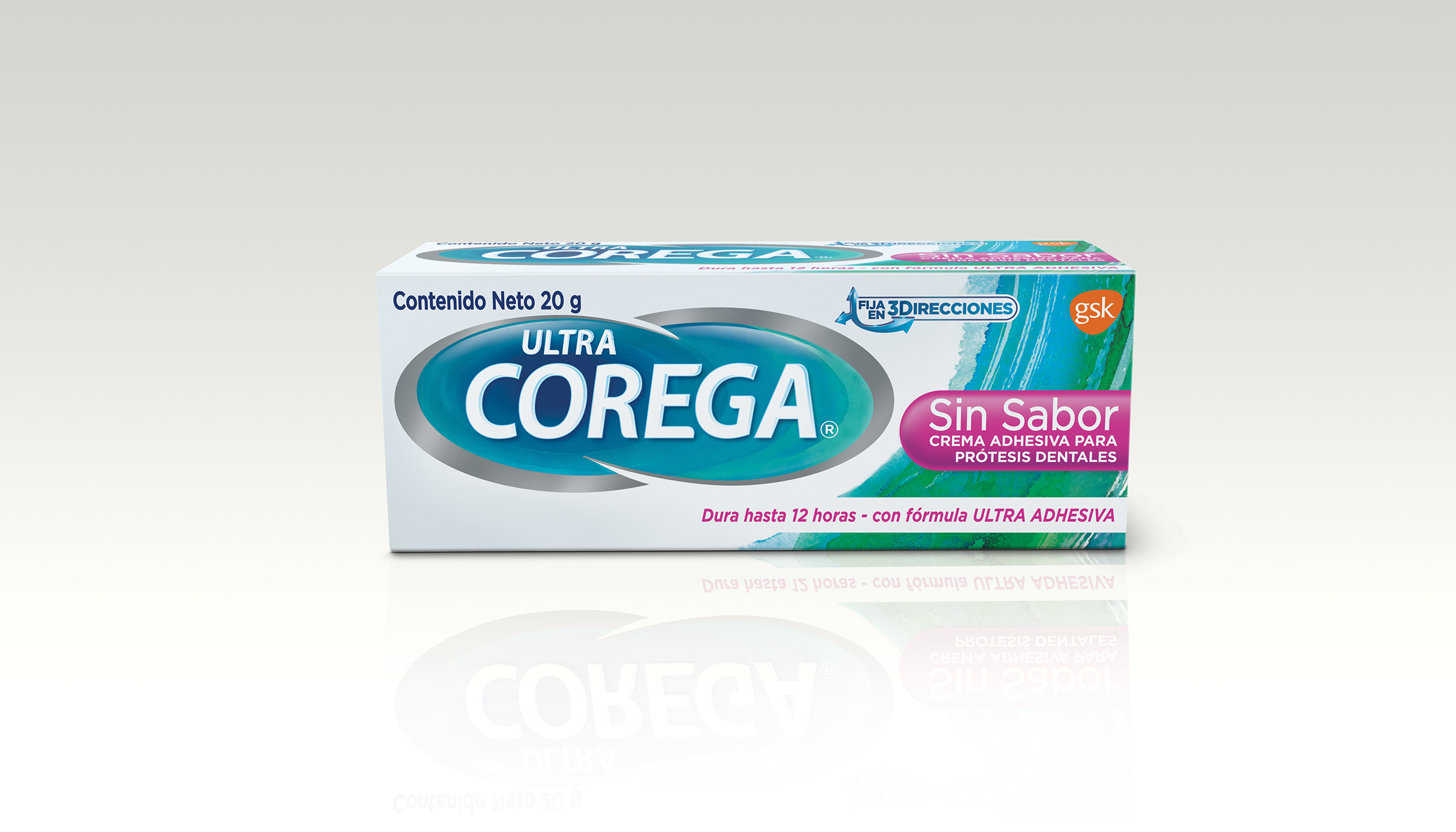 COREGA | CREMA ADHESIVA PARA PROTESIS DENTAL | SIN SABOR | 20GR en ...