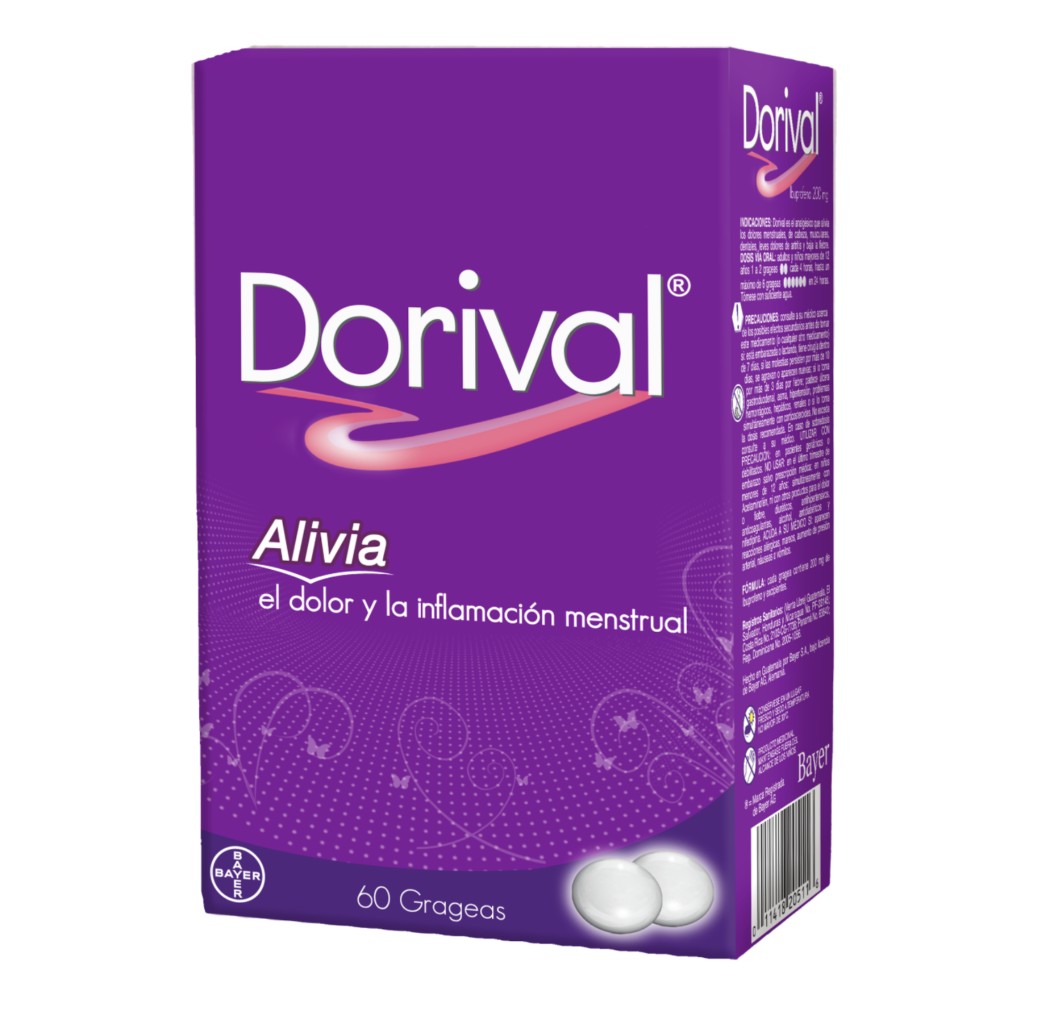 DORIVAL GRAGEAS 200MG | CAJA DE 60 UNIDADES en Panamá - Mercologo