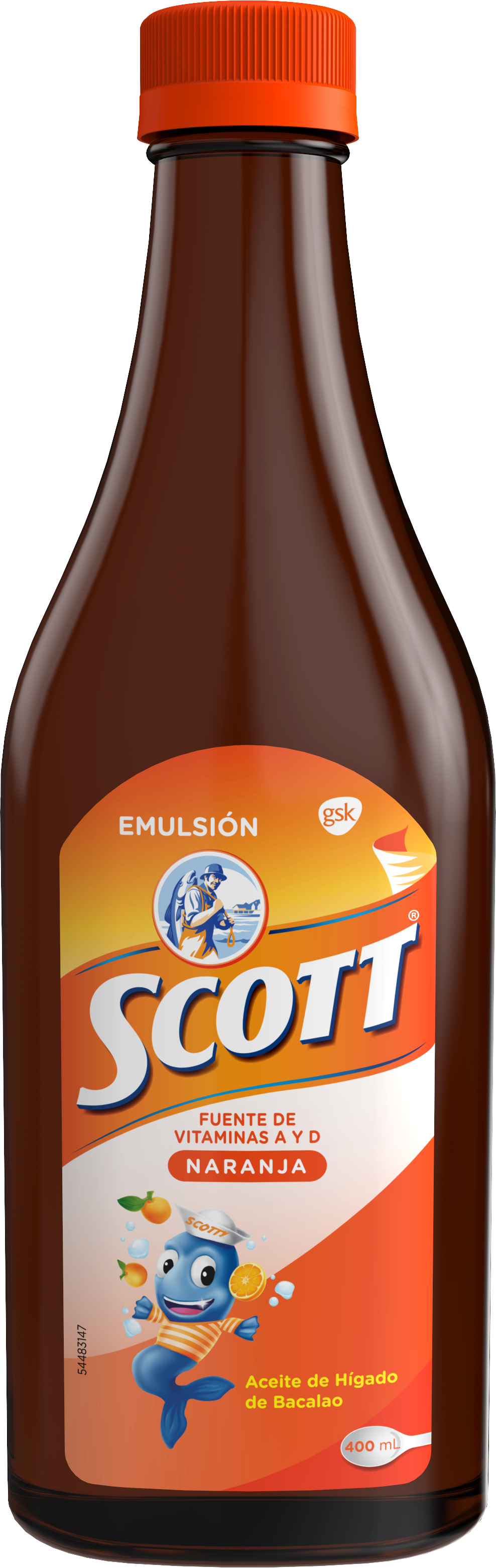 SCOTT | EMULSION | NARANJA | 1x400ml en Panamá - Mercologo