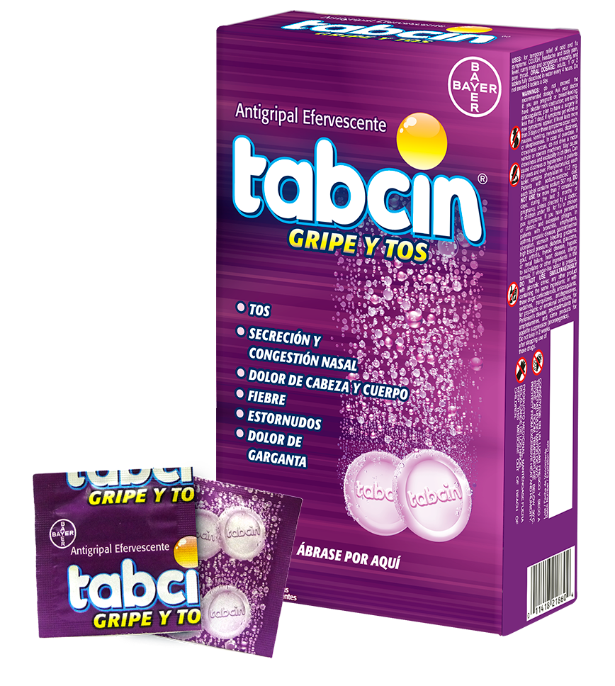 TABCIN | GRIPE Y TOS | EFERVECENTE | CAJA DE 60 UNIDADES en Panamá ...