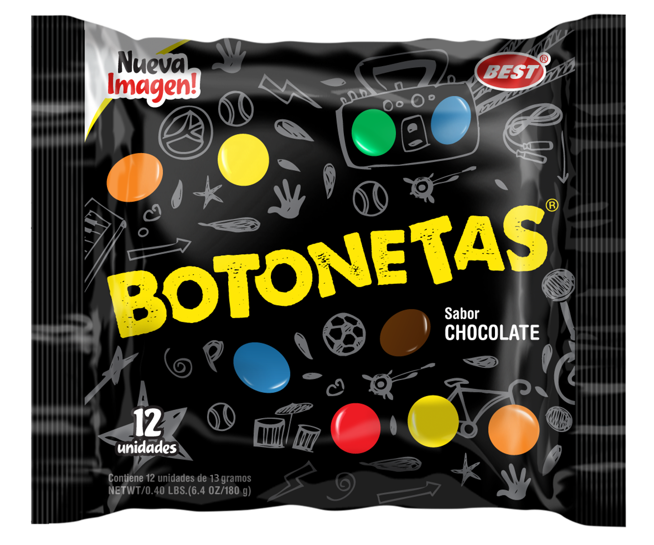 BEST | BOTONETAS CHOCOLATE | 12 PAQ en Panamá - Mercologo