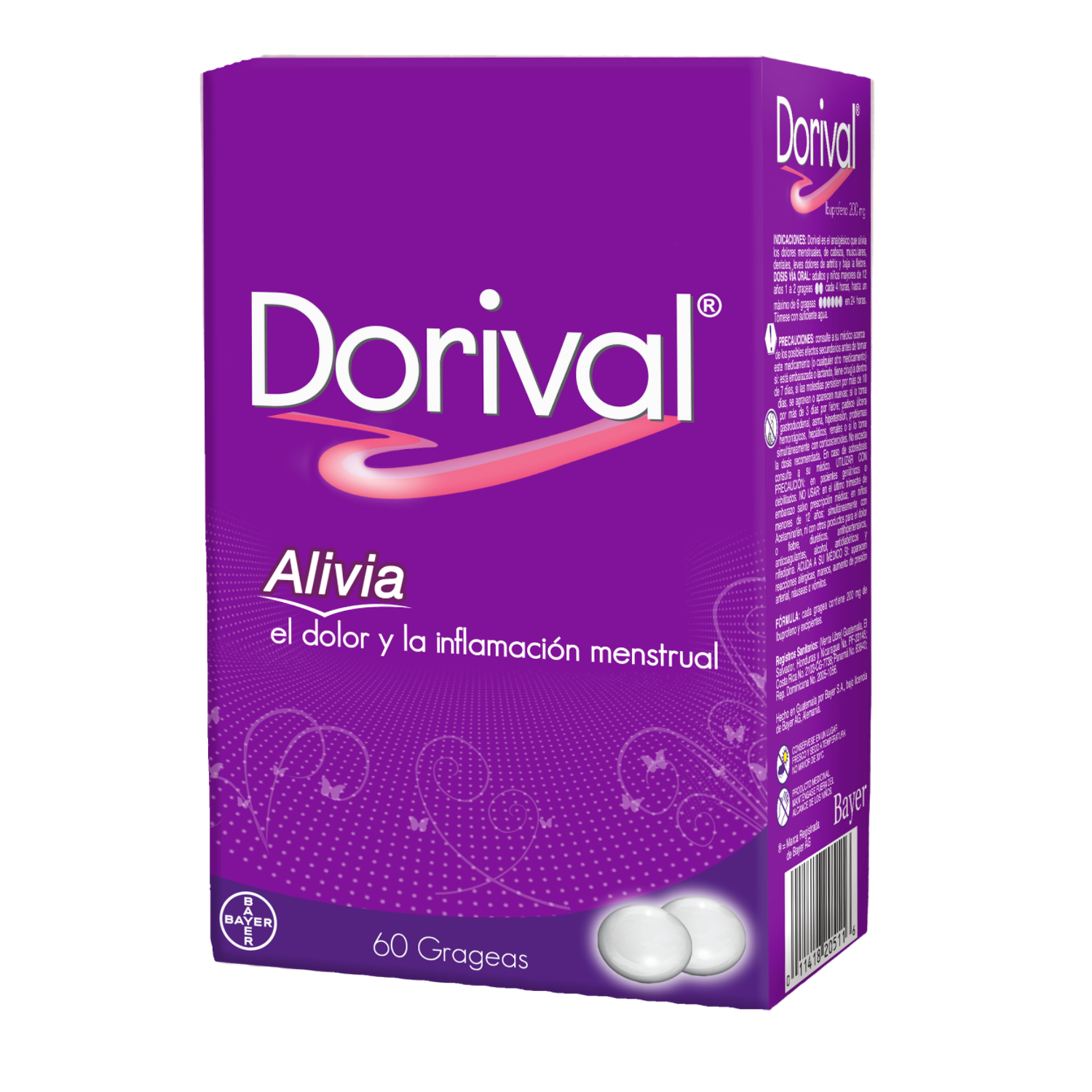 DORIVAL GRAGEAS 200MG | CAJA DE 60 UNIDADES en Panamá - Mercologo